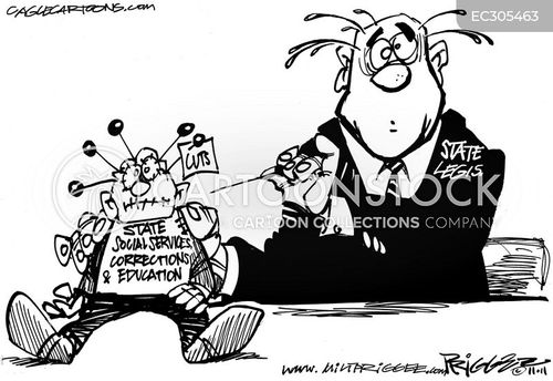 State Cuts Cartoons and Comics - funny pictures from CartoonStock