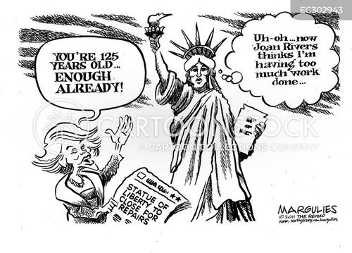 Statue Of Liberty News And Political Cartoons