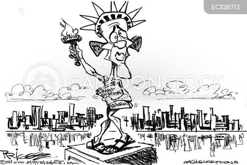 Statue Of Reform Cartoons and Comics - funny pictures from CartoonStock