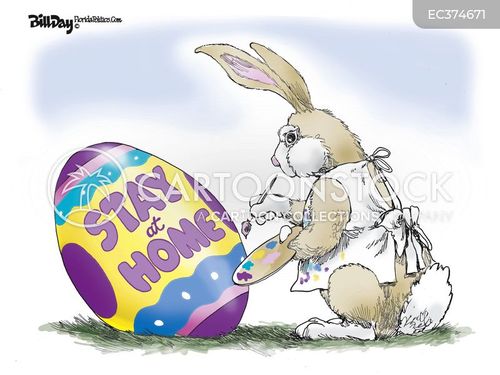 Easter Hunt Cartoons and Comics - funny pictures from CartoonStock