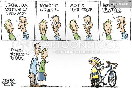 Bicycle Racing Cartoons and Comics - funny pictures from CartoonStock