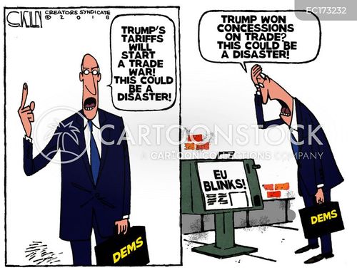 Trade Concessions Cartoons and Comics - funny pictures from CartoonStock