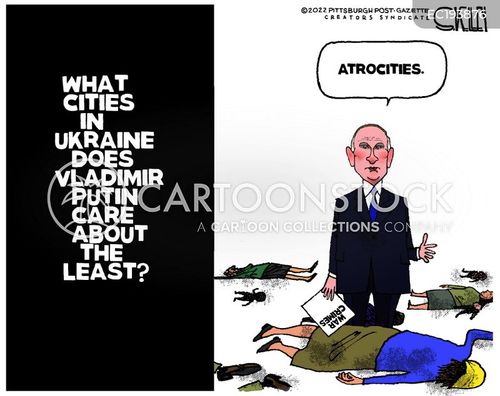 Russian Atrocities Cartoons and Comics - funny pictures from CartoonStock