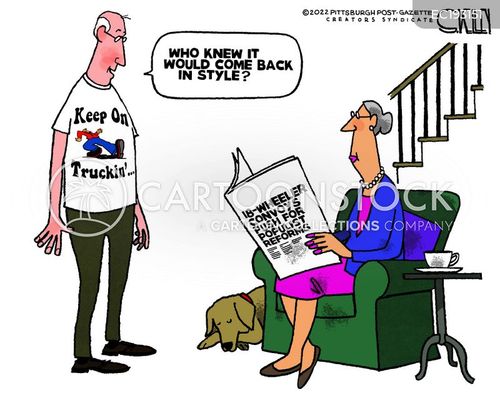 Keep On Trucking Cartoons and Comics - funny pictures from CartoonStock