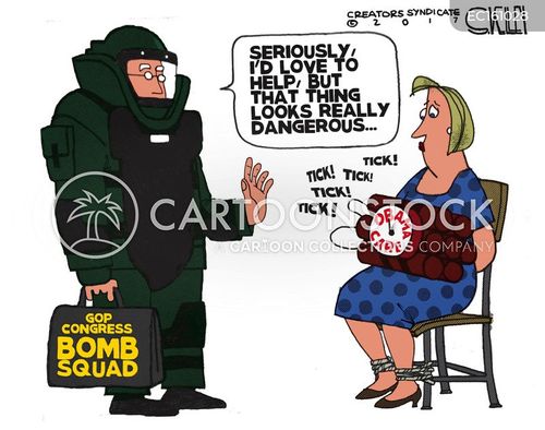 Care Bomb Cartoons and Comics - funny pictures from CartoonStock