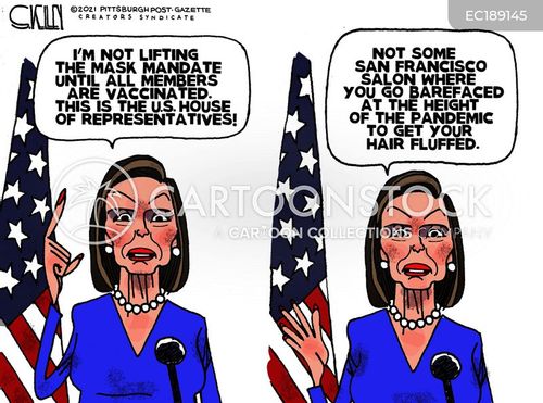 Pandemic Hair Cartoons and Comics - funny pictures from CartoonStock