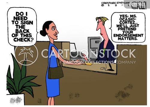 Ocasio-cortez Cartoons and Comics - funny pictures from CartoonStock