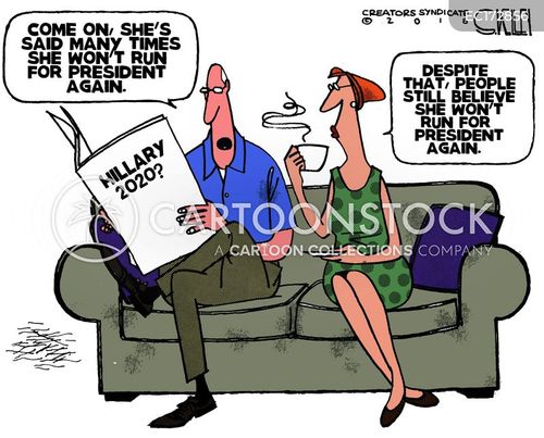 Hillary 2020 Cartoons and Comics - funny pictures from CartoonStock