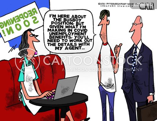 Busboy Cartoons and Comics - funny pictures from CartoonStock