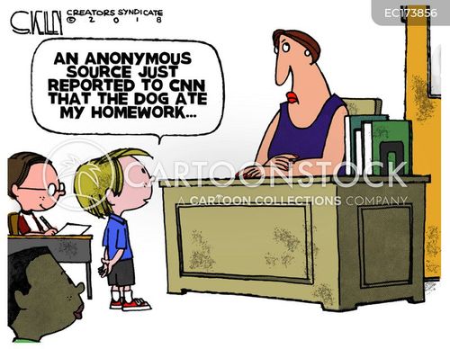 Anonymous Source Cartoons and Comics - funny pictures from CartoonStock