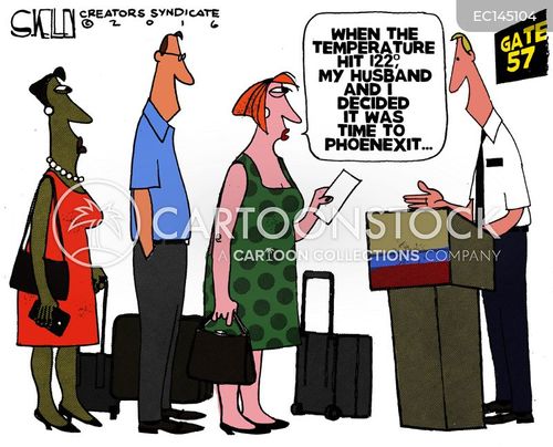 Temperature Clash Cartoons and Comics - funny pictures from CartoonStock