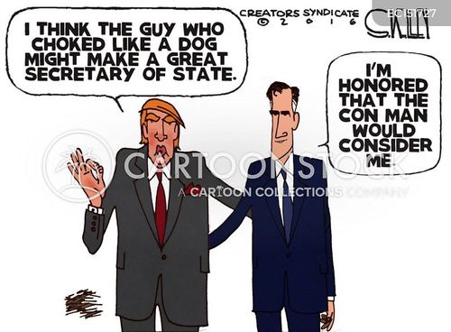 Con Man President Cartoons and Comics - funny pictures from CartoonStock