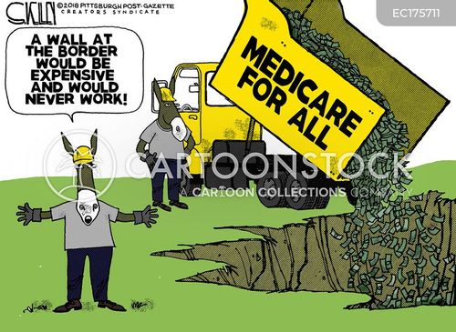 Medicare-for-all Cartoons and Comics - funny pictures from CartoonStock