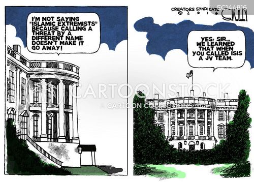 Calls Out Extremists Cartoons and Comics - funny pictures from CartoonStock