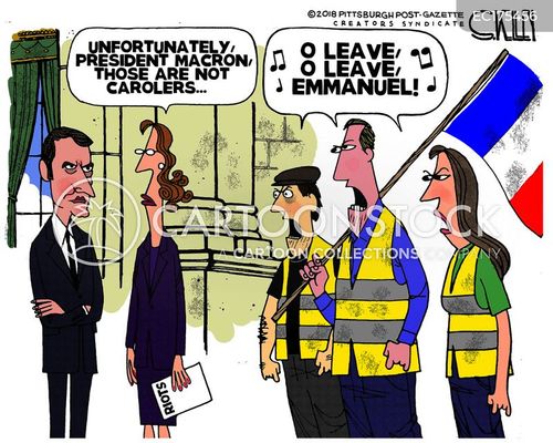 Paris Macron Cartoons and Comics - funny pictures from CartoonStock