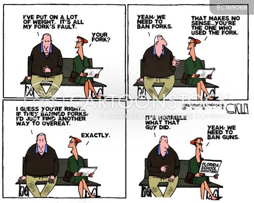 Overactive Fork Cartoons and Comics - funny pictures from CartoonStock