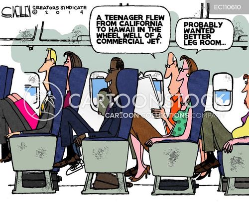 Flight Amenities Cartoons and Comics - funny pictures from CartoonStock