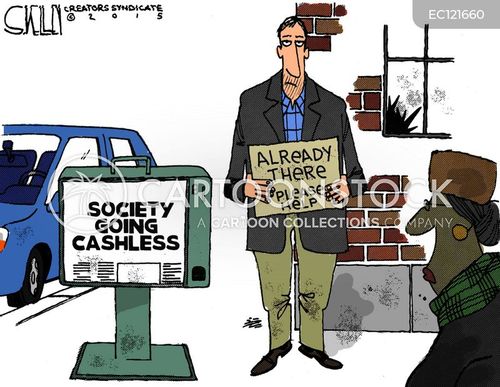 Cashless Transactions Cartoons and Comics - funny pictures from ...