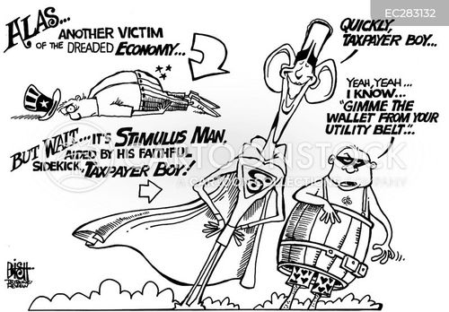 Economic Boost Cartoons and Comics - funny pictures from CartoonStock