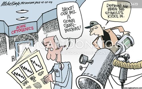 Economic Revival Cartoons and Comics - funny pictures from CartoonStock