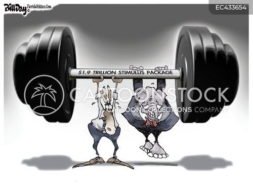 Stimulus Package Cartoons and Comics - funny pictures from CartoonStock