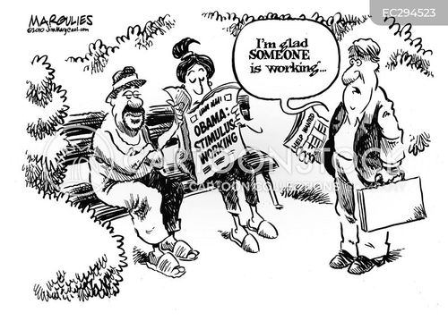 Employment Boost Cartoons and Comics - funny pictures from CartoonStock
