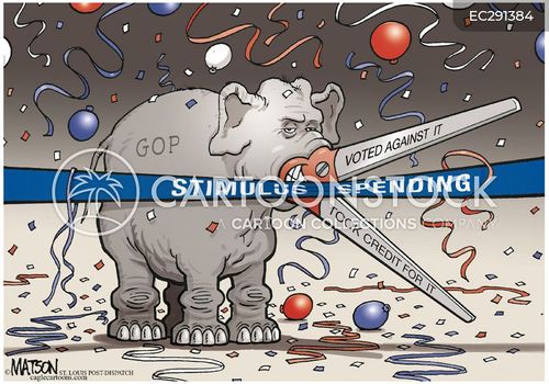 Stimulus Hypocrite Cartoons and Comics - funny pictures from CartoonStock