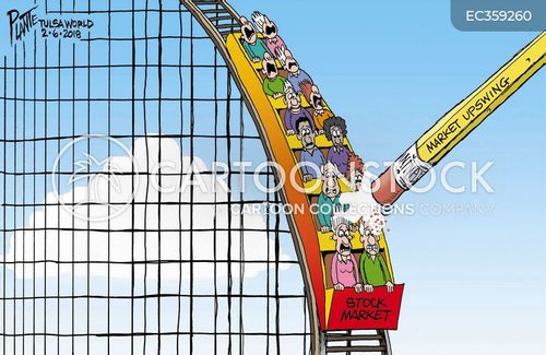 Market Roller Coaster Cartoons and Comics - funny pictures from ...