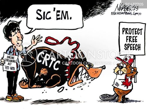 Protected Speech Cartoons and Comics - funny pictures from CartoonStock