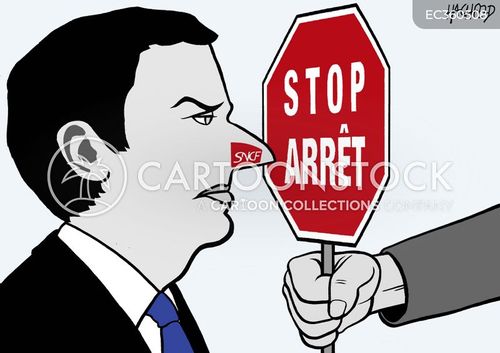 Airfrance Strike Cartoons and Comics - funny pictures from CartoonStock
