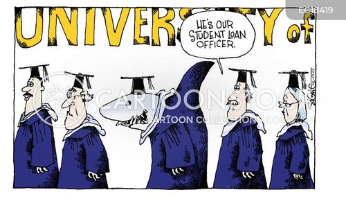 Student Aid Cartoons and Comics - funny pictures from CartoonStock