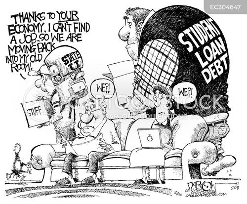 Student Loan Debt Cartoons and Comics - funny pictures from CartoonStock