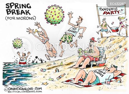 Spring Break Cartoons and Comics - funny pictures from CartoonStock