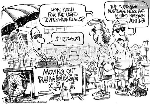 Rummage Sale Cartoons and Comics - funny pictures from CartoonStock