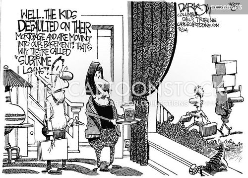 Subprime Lending Cartoons and Comics - funny pictures from CartoonStock