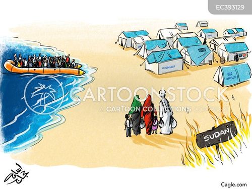 Sudanese History Cartoons and Comics - funny pictures from CartoonStock