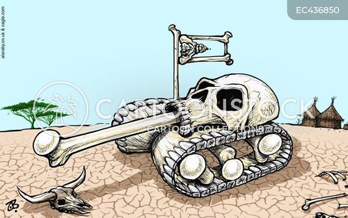 Sudanese Attention Cartoons and Comics - funny pictures from CartoonStock