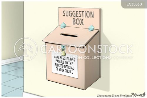 Making A Suggestion Cartoons and Comics - funny pictures from CartoonStock