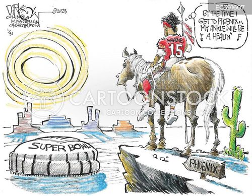 Mahomes Cartoons and Comics - funny pictures from CartoonStock