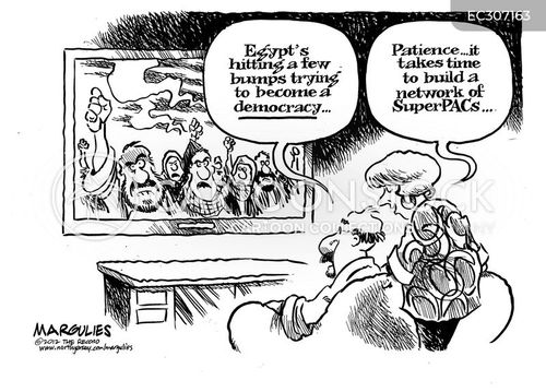 Campaign Spend Cartoons and Comics - funny pictures from CartoonStock