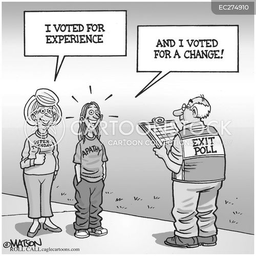 Poll Worker Cartoons and Comics - funny pictures from CartoonStock