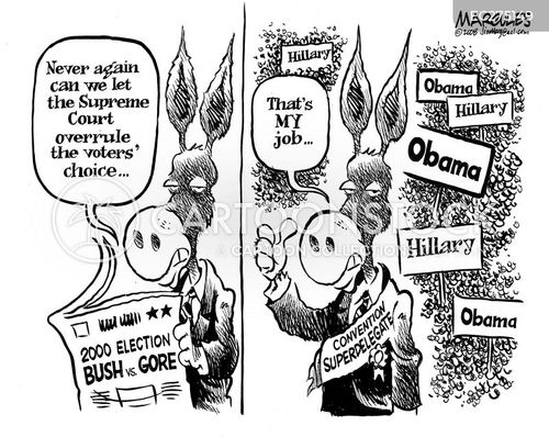 Superdelegates Cartoons and Comics - funny pictures from CartoonStock