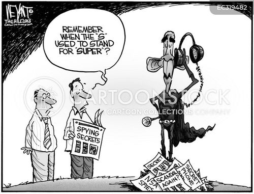 Super Secret Cartoons and Comics - funny pictures from CartoonStock