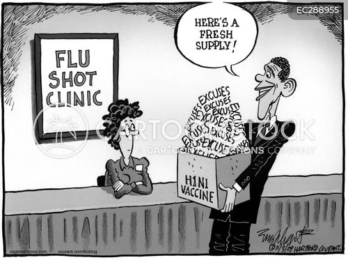Flu Shot Cartoons and Comics - funny pictures from CartoonStock