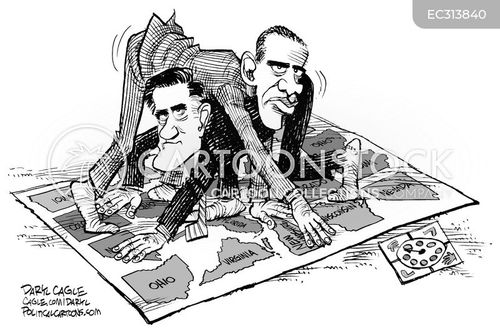 Swing State Analysis Cartoons and Comics - funny pictures from CartoonStock