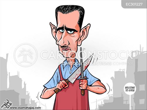 Dictator Assad Cartoons and Comics - funny pictures from CartoonStock