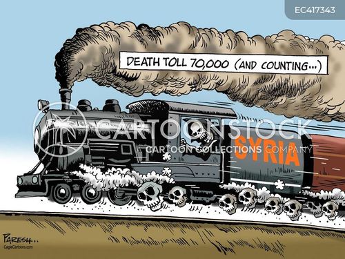 Toll Of War Cartoons and Comics - funny pictures from CartoonStock