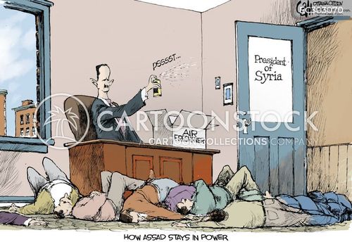 Assad Syria Cartoons and Comics - funny pictures from CartoonStock