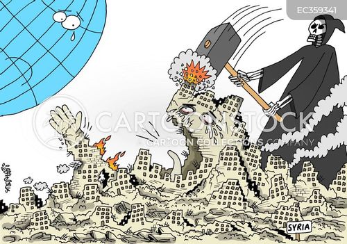 Syrian Tragedy Cartoons and Comics - funny pictures from CartoonStock