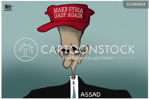 Assad Chemical Cartoons and Comics - funny pictures from CartoonStock
